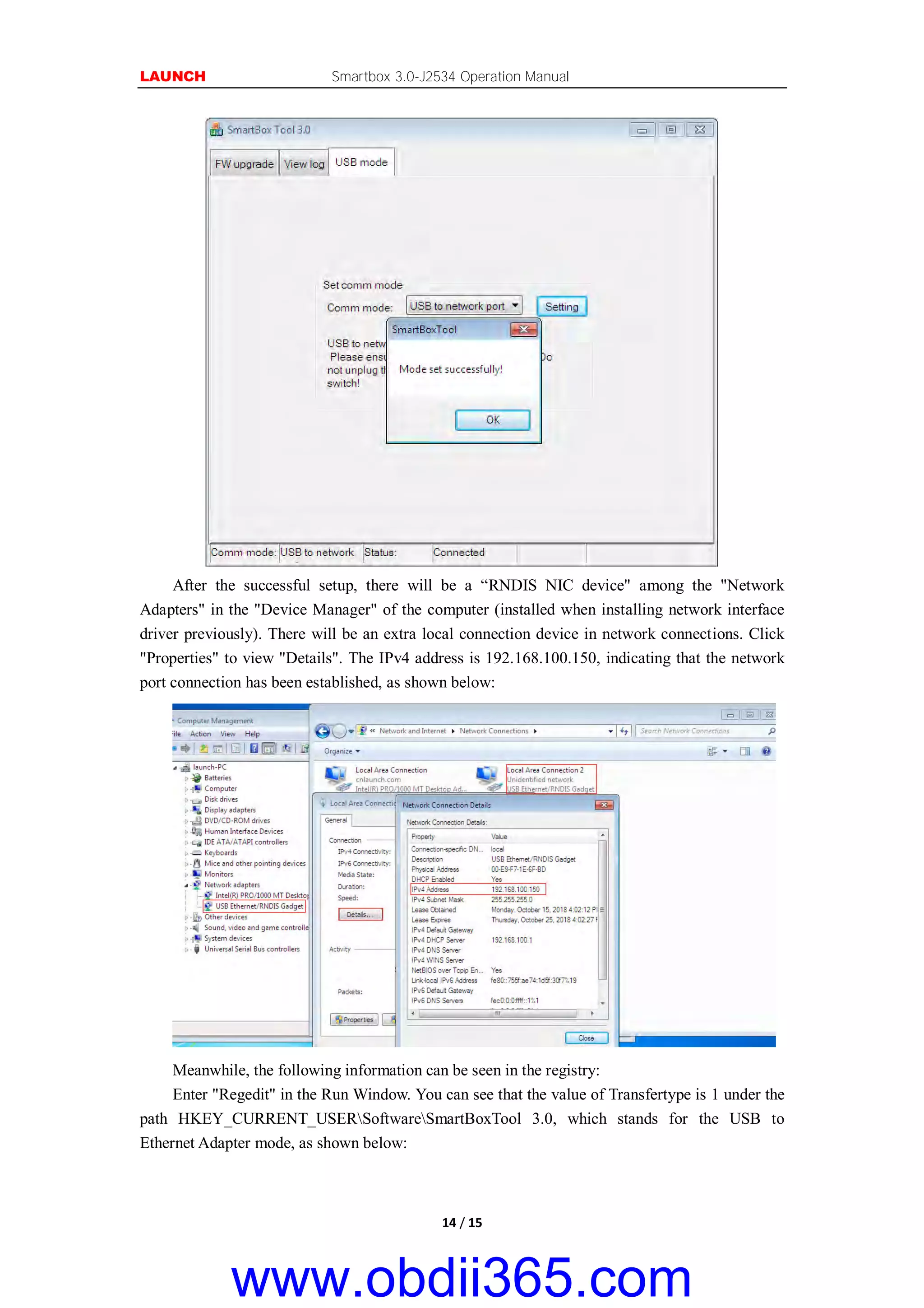 Launch X431 SmartBox 3.0 j2534 operation manual | PDF