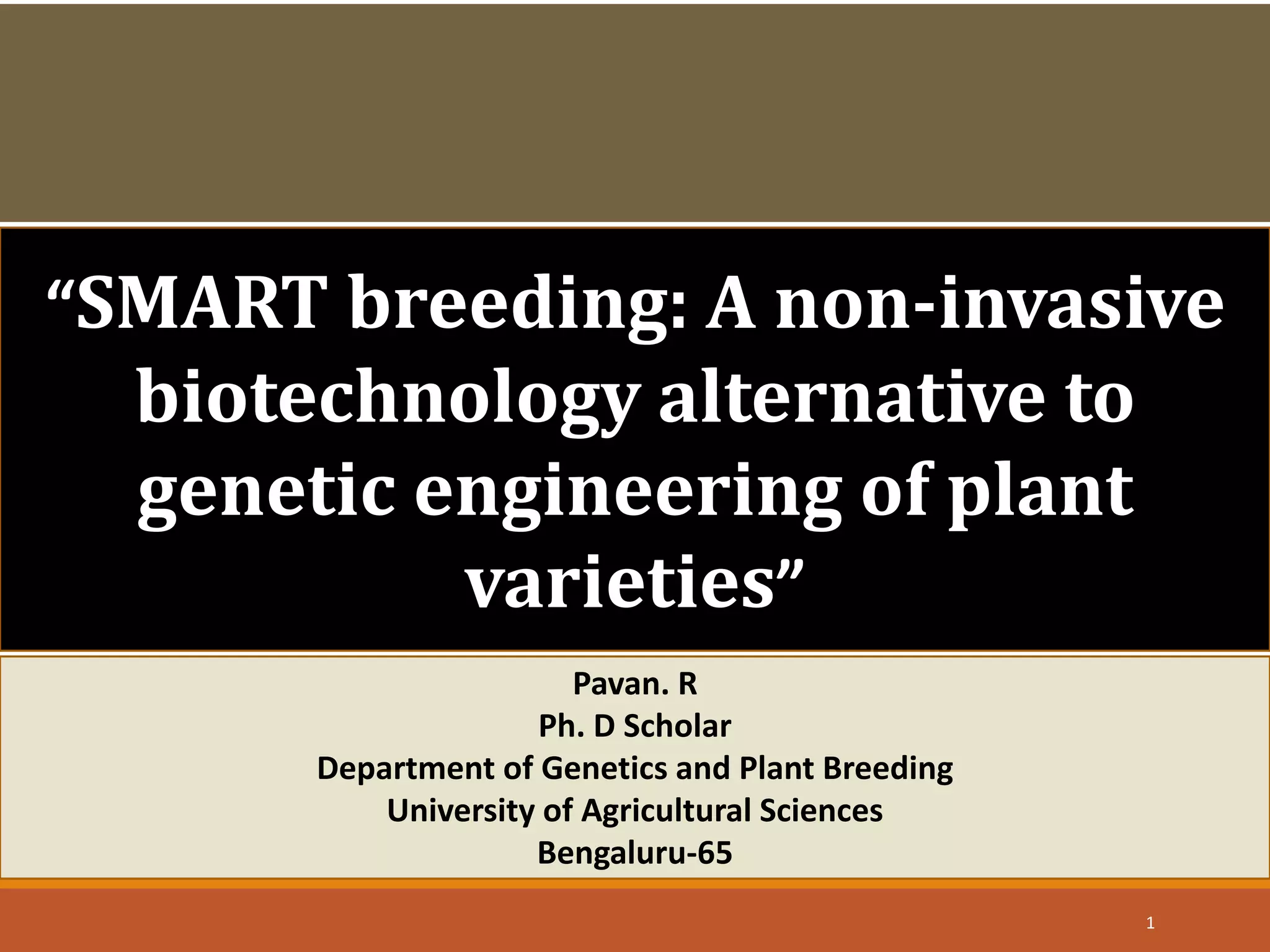 Smart breeding final | PPTX