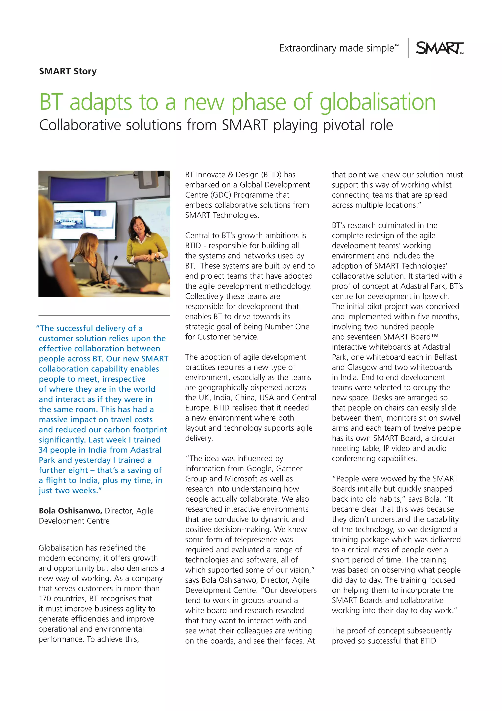 SMART BT case study | PDF