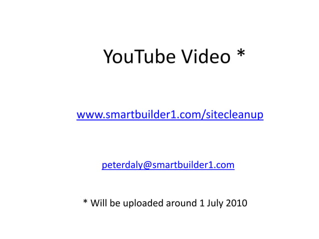 Introducing SmartBuilder software | PPT