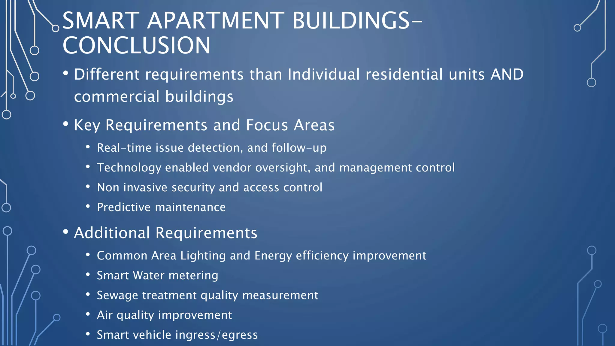 Internet of Things - An Analysis of Smart Buildings | PPTX