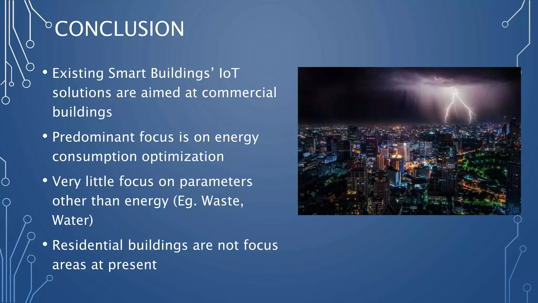 Internet of Things - An Analysis of Smart Buildings | PPTX