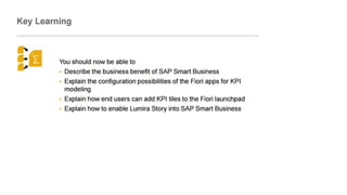 SAP Smart Business Cockpit for Suite on HANA (SoH) | PPTX