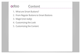 Odoo - Smart buttons | PPT