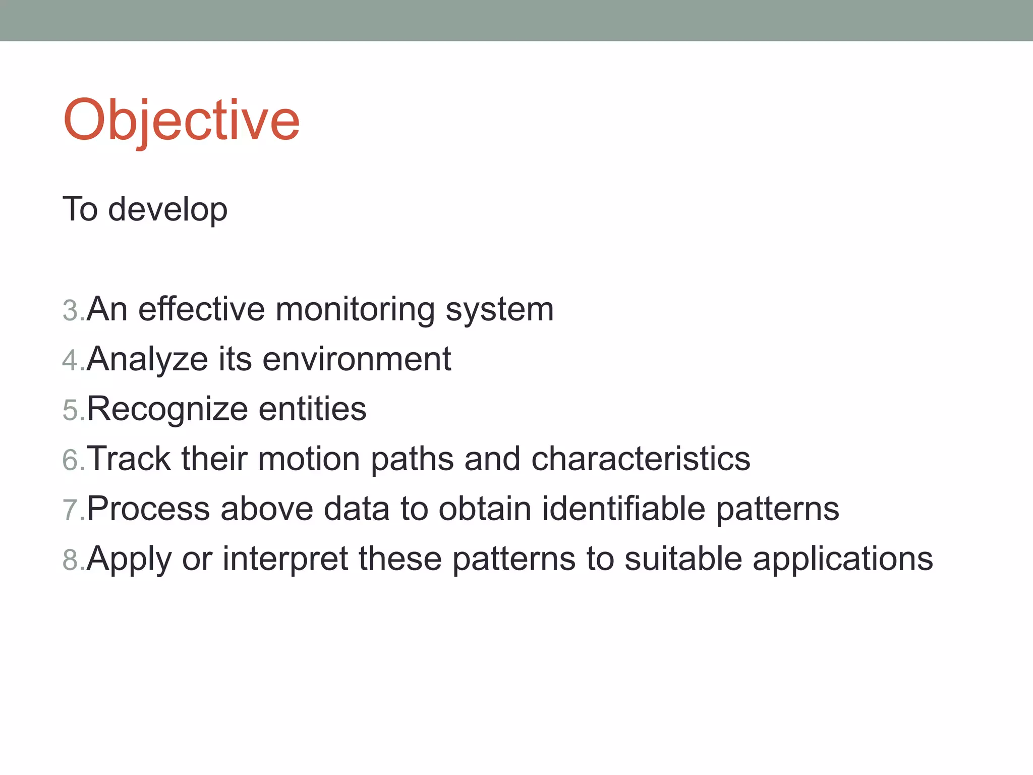 Smart camera monitoring system | PPT