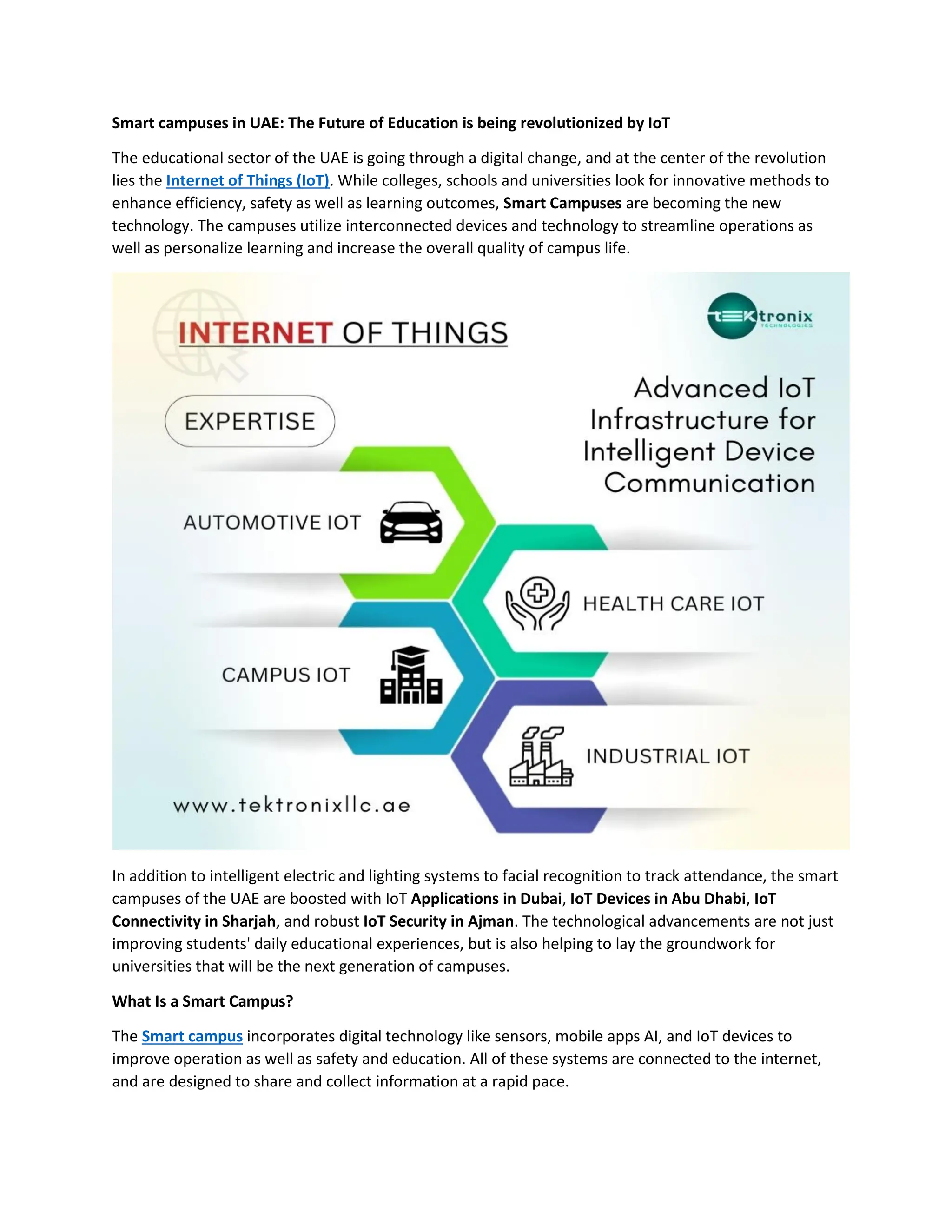 Smart Campuses in UAE - Revolutionizing Education through IoT.pdf