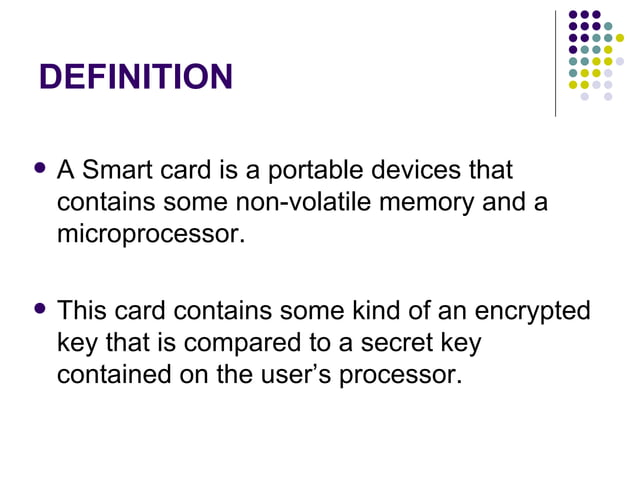 Smart Card | PPT