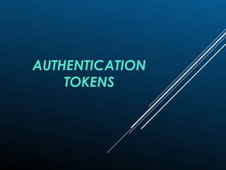 Smartcards and Authentication Tokens | PPT