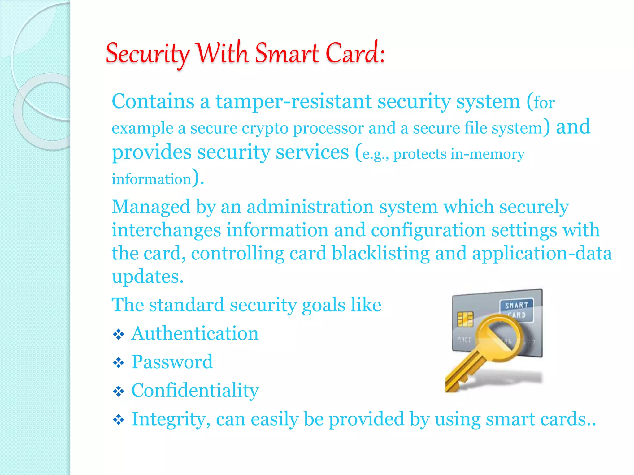 Smart Card Technology Ppt
