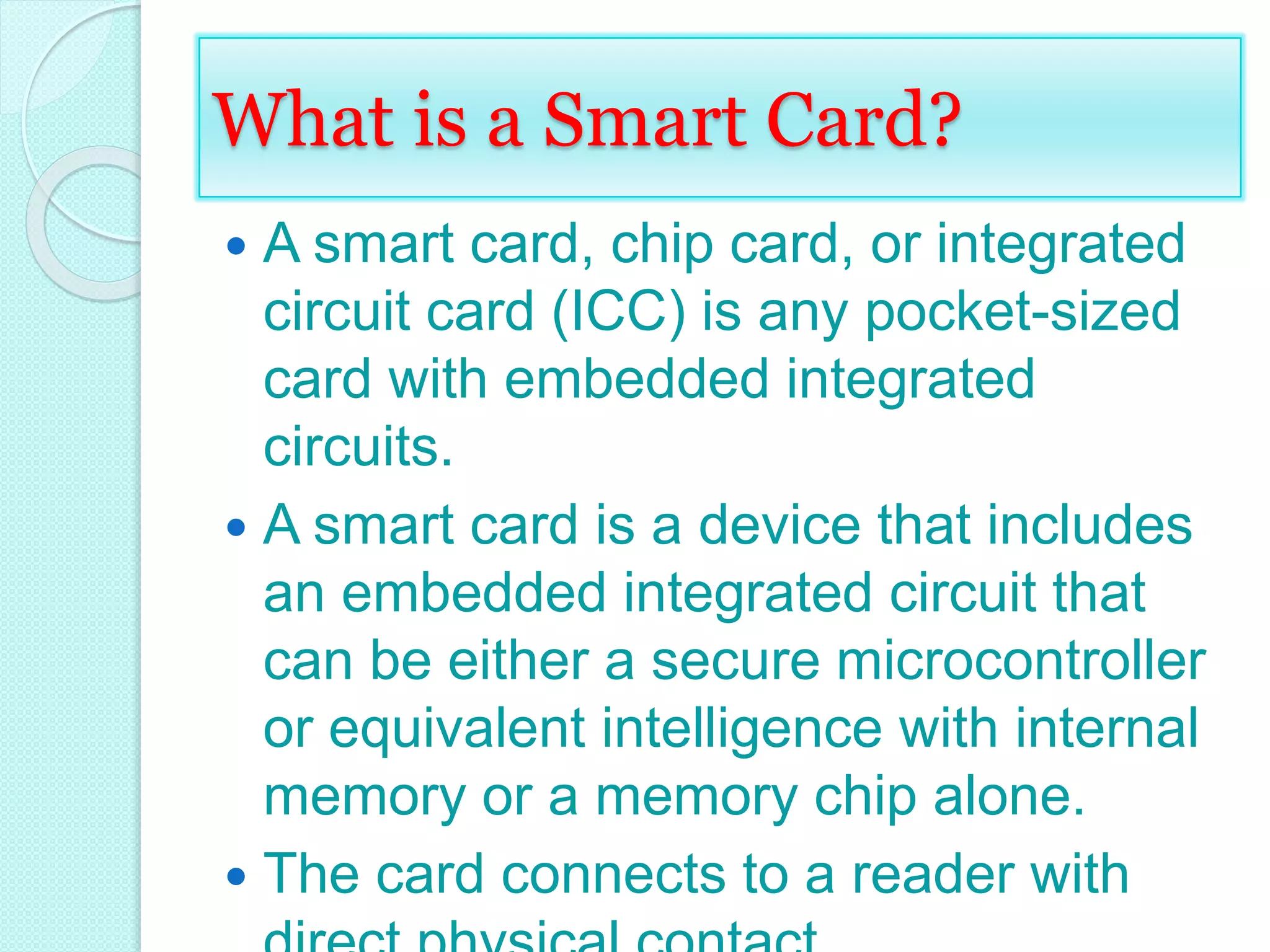 Smart card Technology | PPT