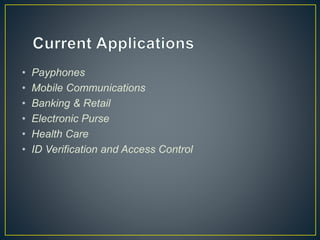 Smart card | PPTX | Computing | Technology & Computing