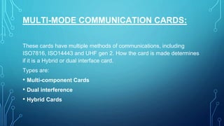 Smart card technology | PPTX