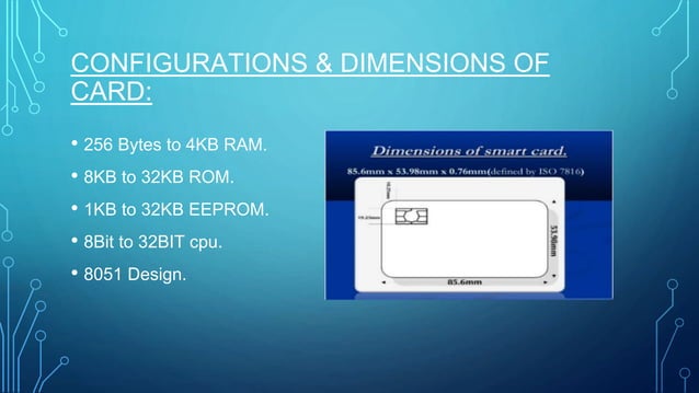 Smart card technology | PPTX