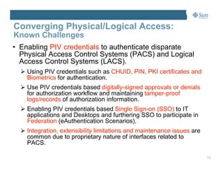 Managing PIV Card Lifecycle and Converging Physical & Logical Access Control | PDF