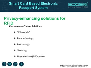 Smart card based electronic passport system | PPTX