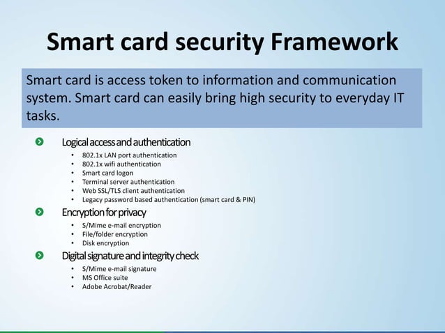 Smart Card and Strong Cryptography for instant security | PPTX