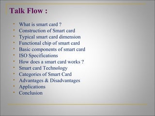 Smart card | PPT | Credit Cards | Personal Debt
