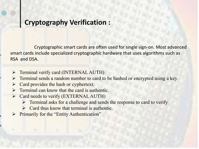 Smart card ppt | PPTX