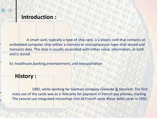 Smart card ppt | PPTX