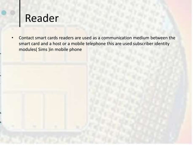 Smart card ppt | PPTX