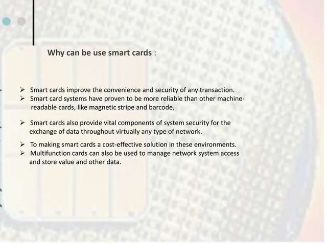 Smart card ppt | PPTX
