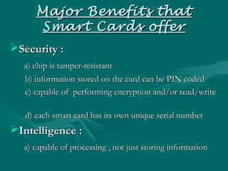 Smart cards | PPT