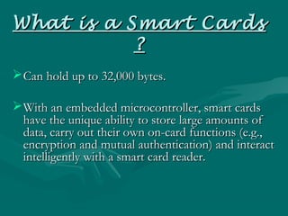 Smart cards | PPT