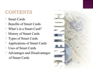 Smart cards | PPT