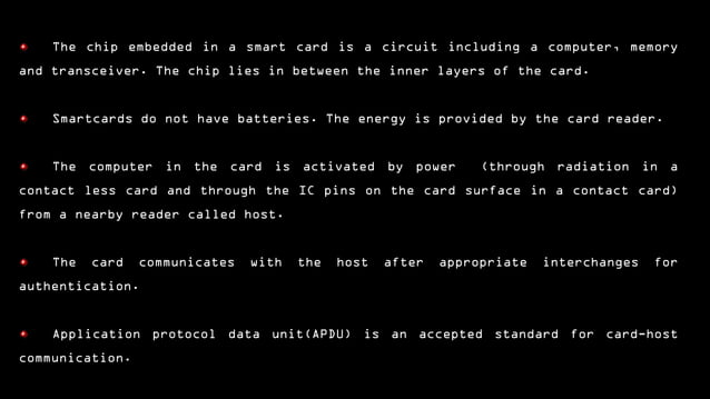 Smart cards and sensors | PPT