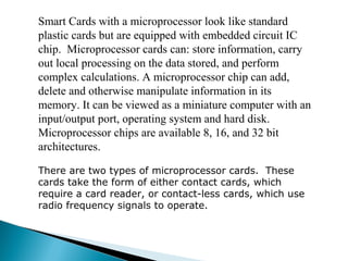 Smart card technology | PPT
