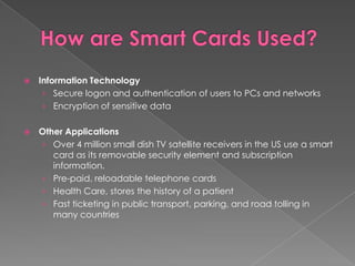 Smart card technologya | PPTX