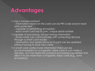 Smart card technologya | PPTX