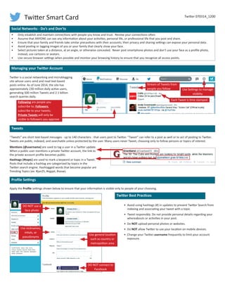 Twitter Smart Card 070314 | PDF