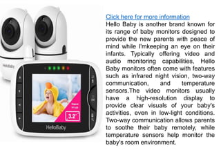 The best Smart care for every infant : revolutions of baby monitors | PPT