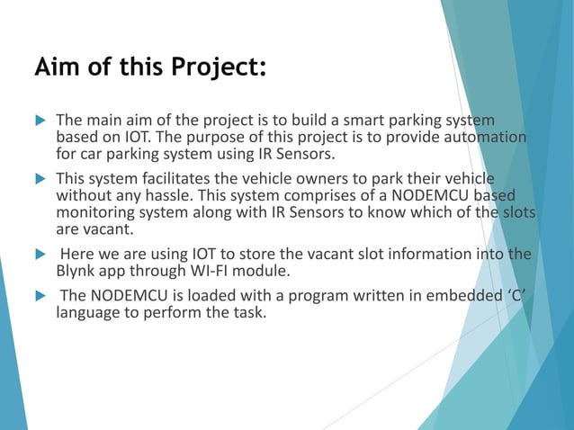 Smart_Car_Parking_Using_IoT.pptx | Internet | Computing