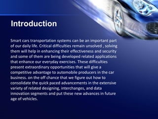 Smart cars | PPTX