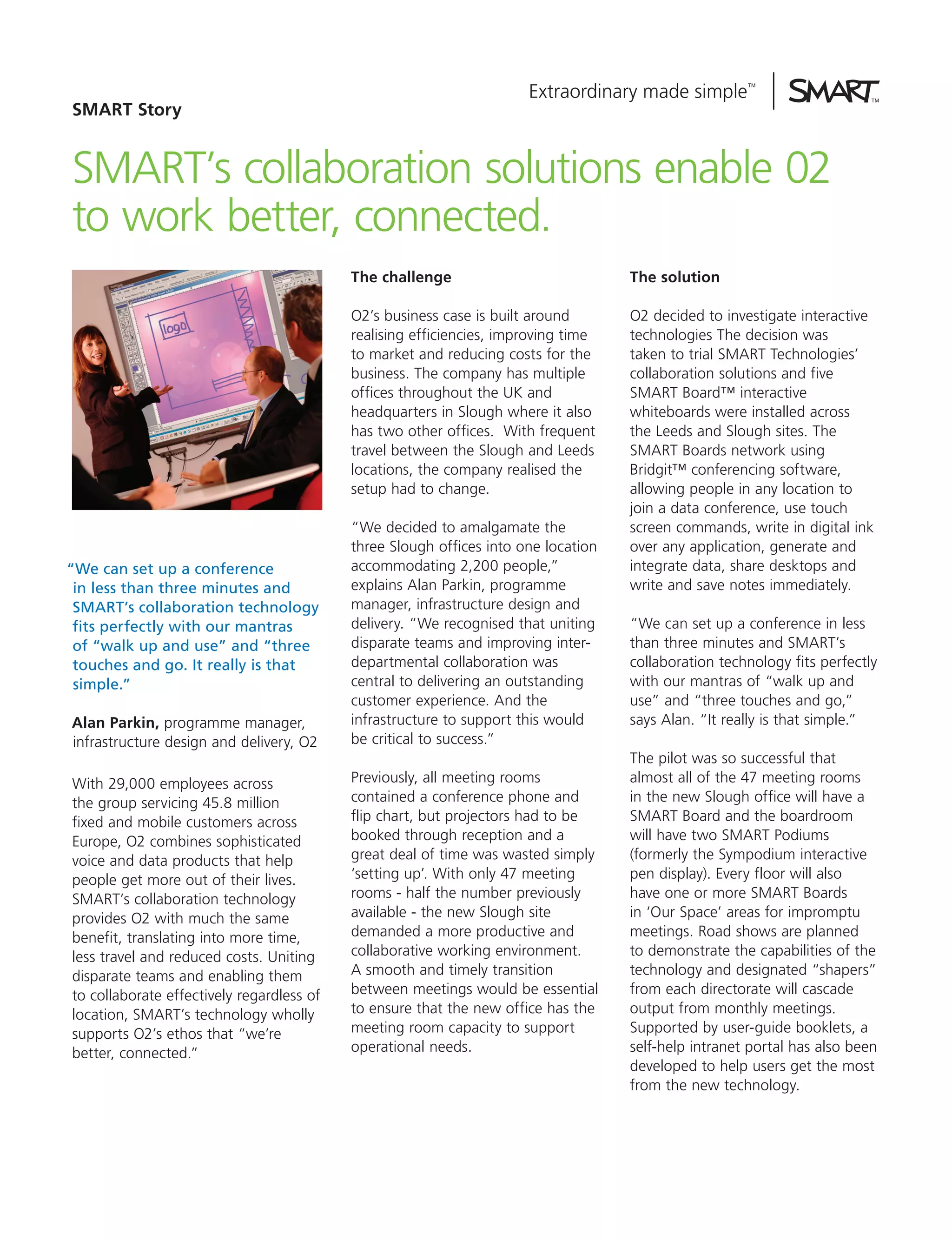 SMART Case Study - O2 | PDF