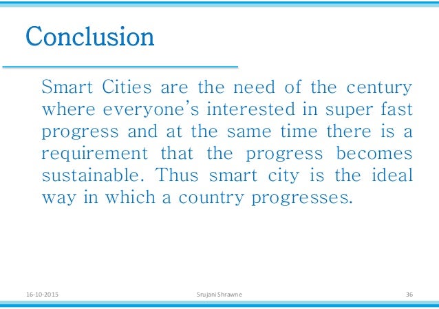Smart cities