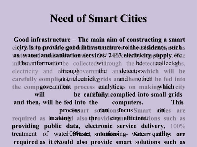 Various aspects of Smart Cities.....pptx