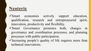 Smart Cities: Self-regulating, Neoteric Or Entrepreneurial ? | PPTX | Business | Business and ...