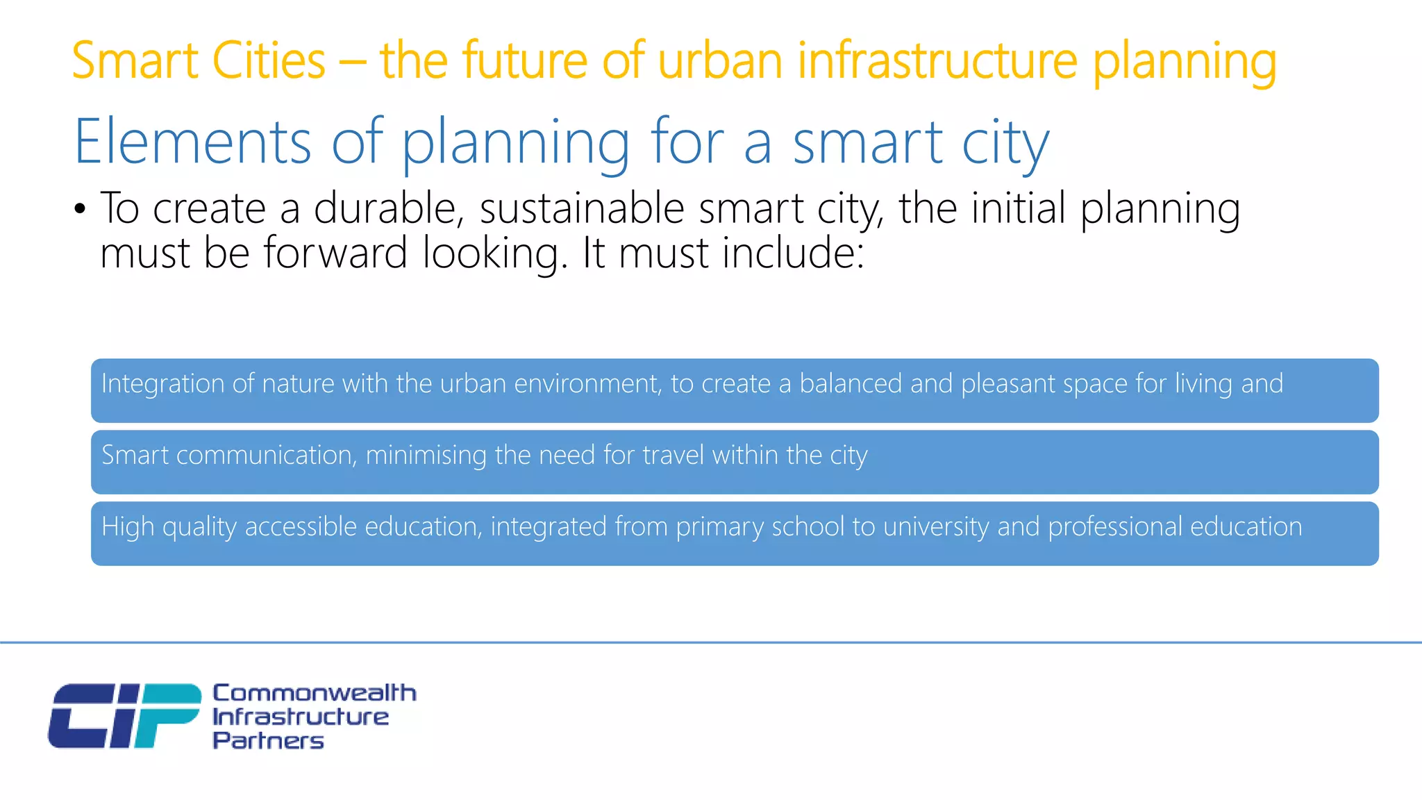 Smart Cities - Urban Infrastructure | PPTX