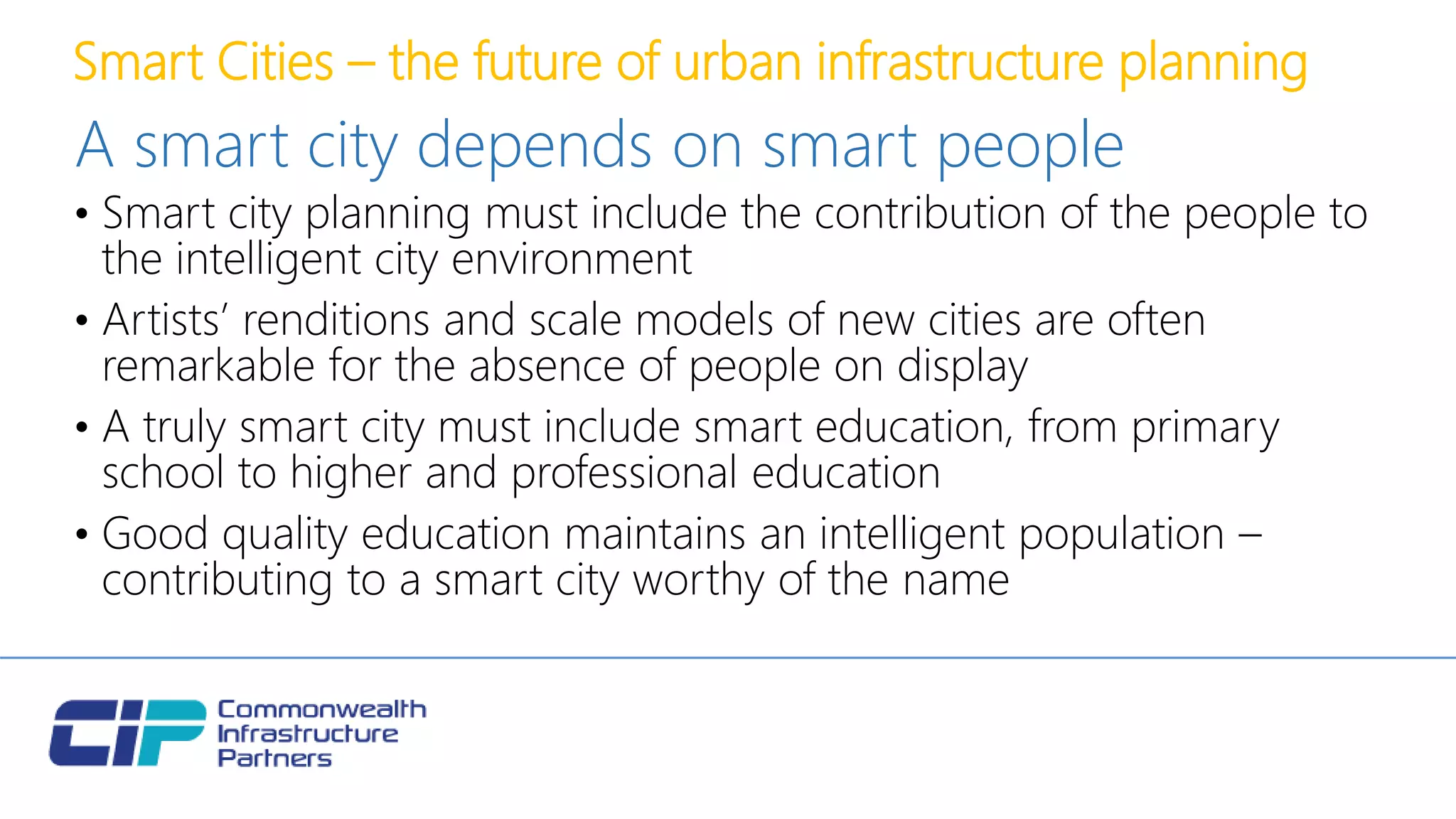Smart Cities - Urban Infrastructure | PPTX