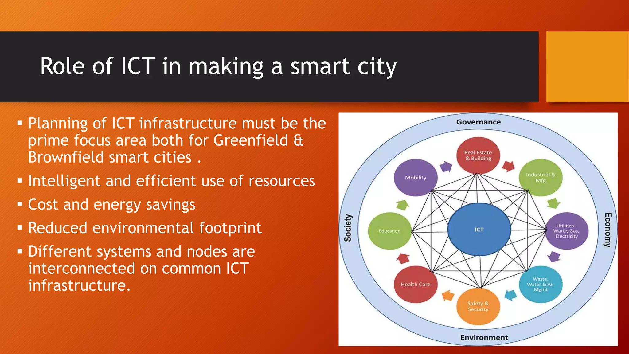 Smart cities and its features | PPTX