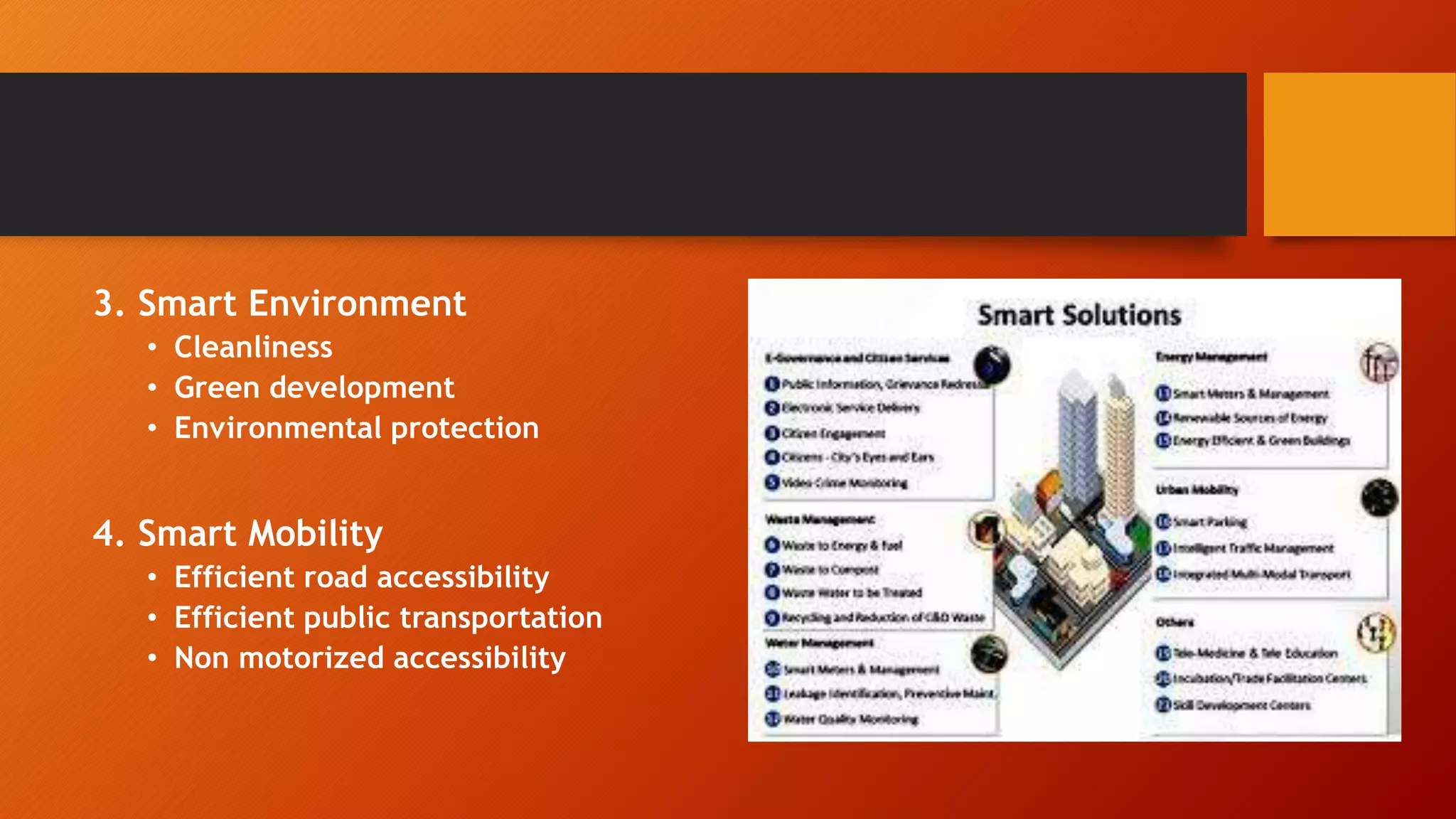 Smart cities and its features | PPTX