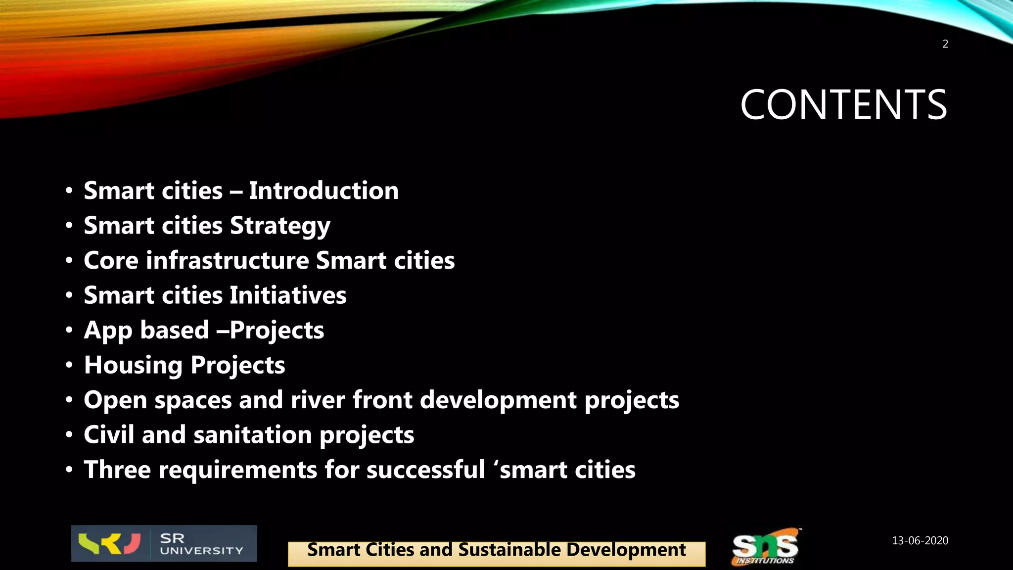 Smart cities and sustainable development | PPTX