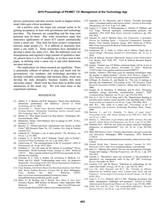 Smart cities and the internet of things 2015 - Sandhiprakash Bhide | PDF