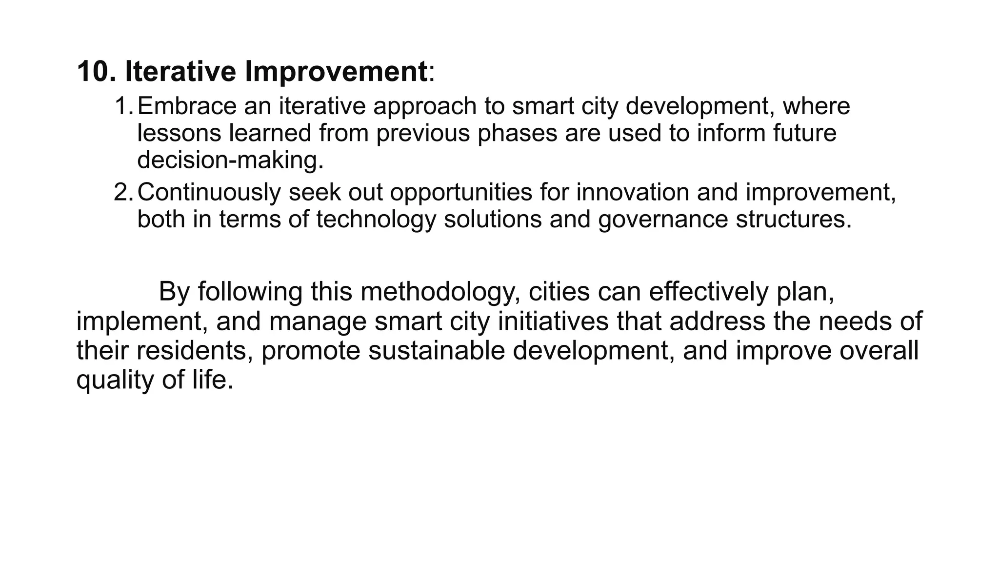 smart cities infrastructure objectives and methodology and conclusion ...