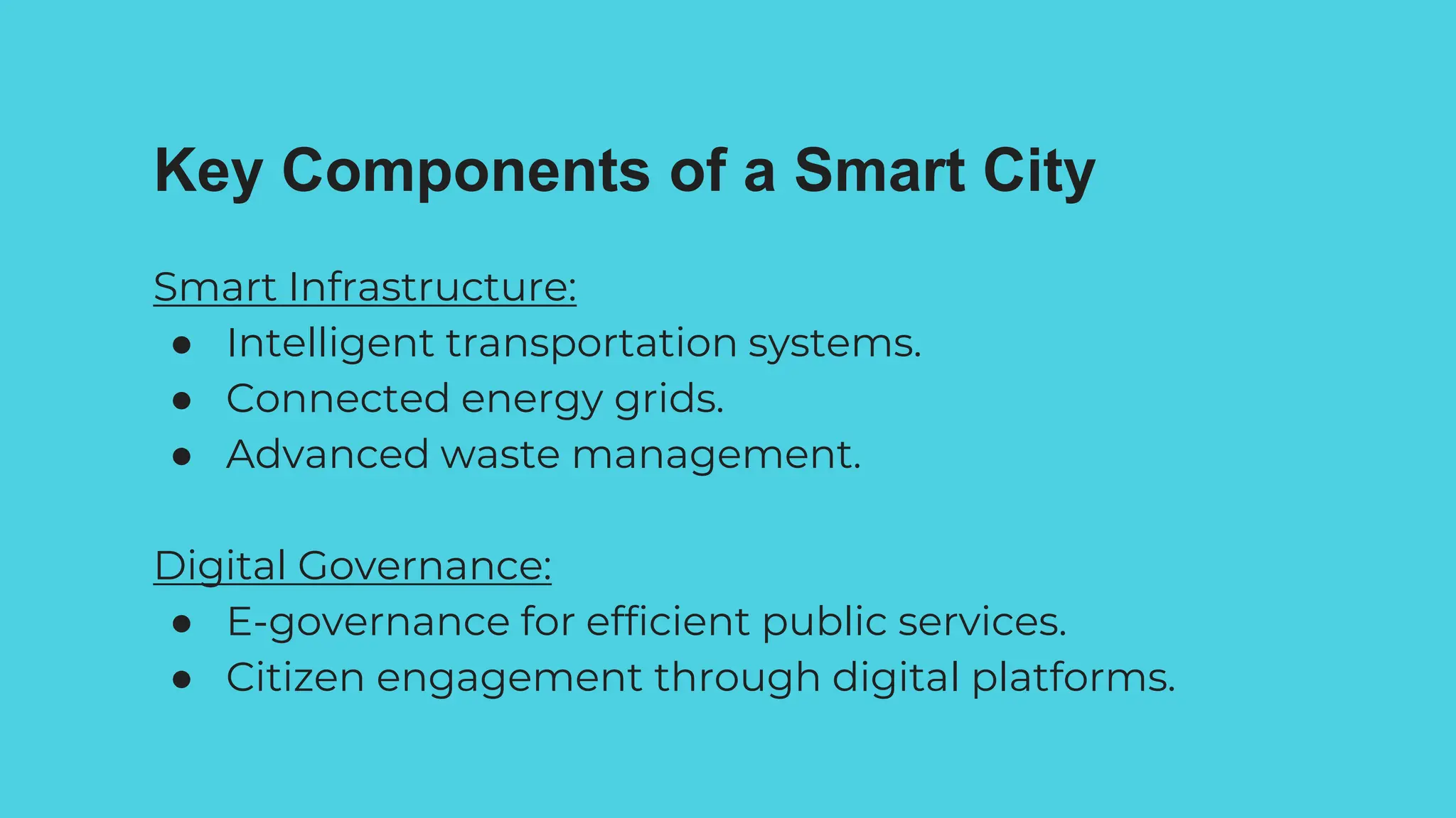 Smart Cities: Integrating Technology for Urban Development | PPTX