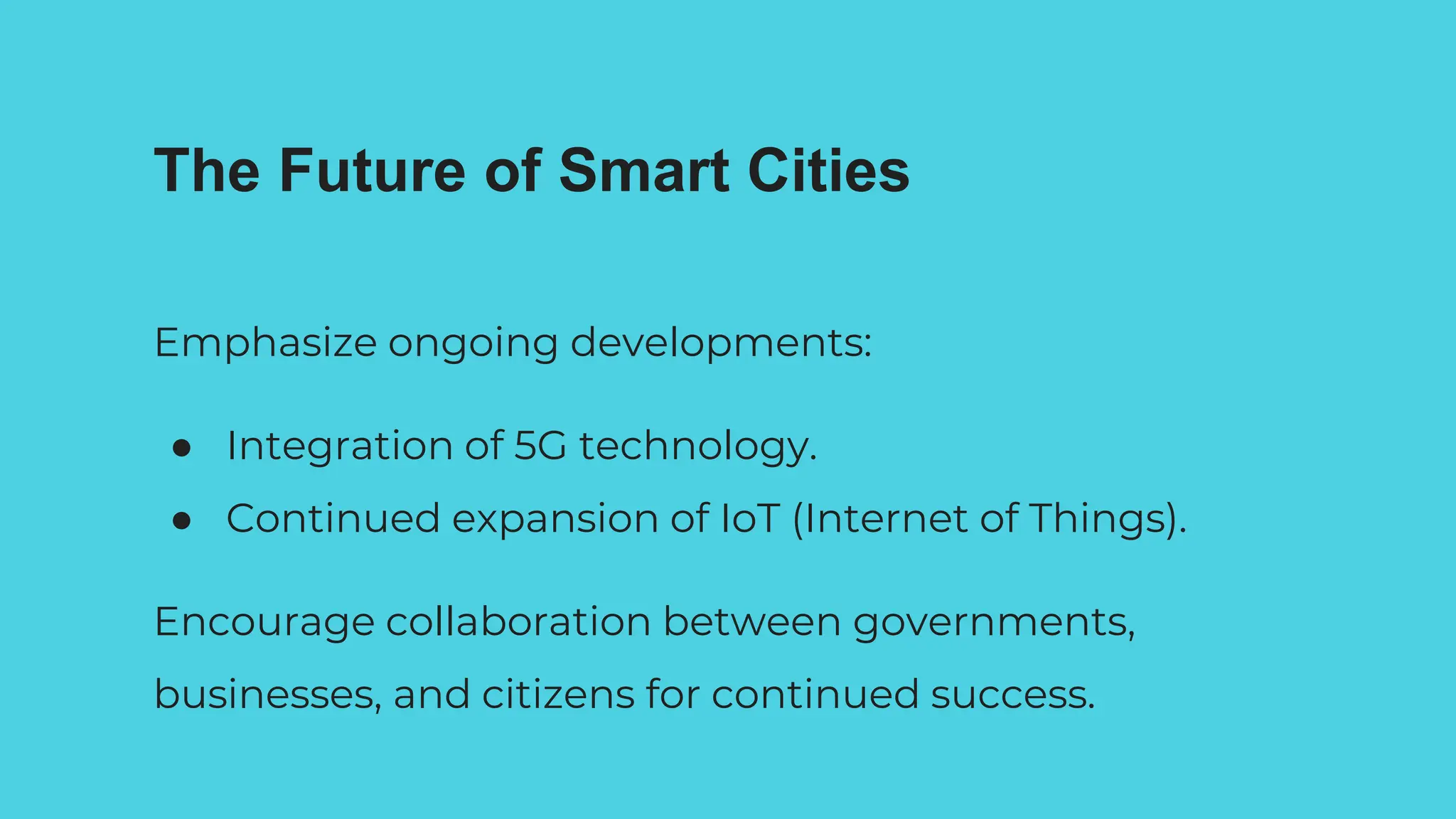 Smart Cities: Integrating Technology for Urban Development | PPTX