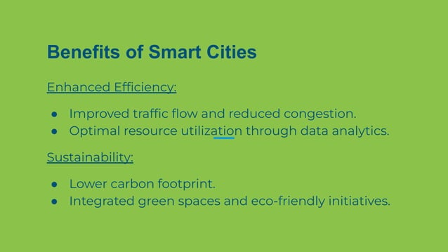 Smart Cities: Integrating Technology for Urban Development | PDF